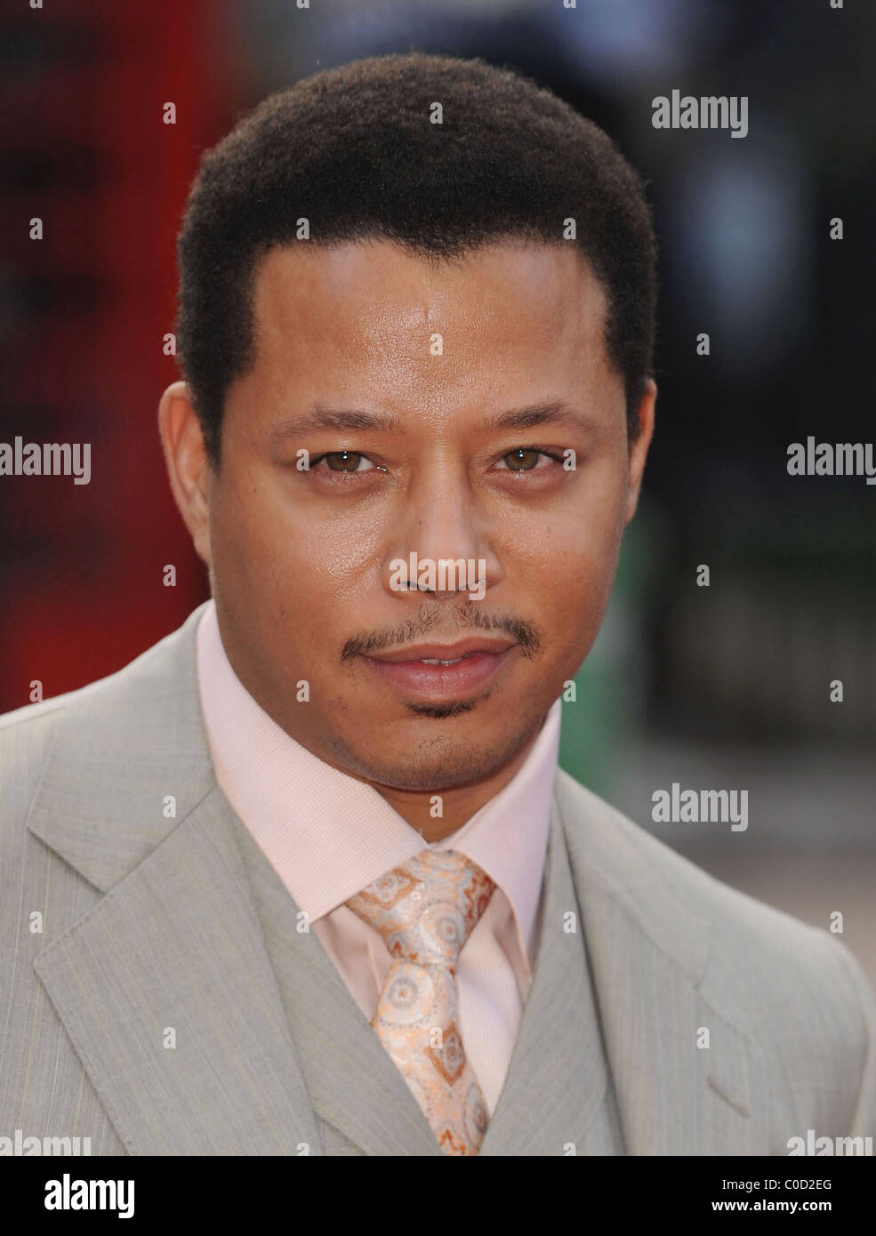 Terrence Howard at the premiere of 'Iron Man' at Odeon,Leicester Square ...