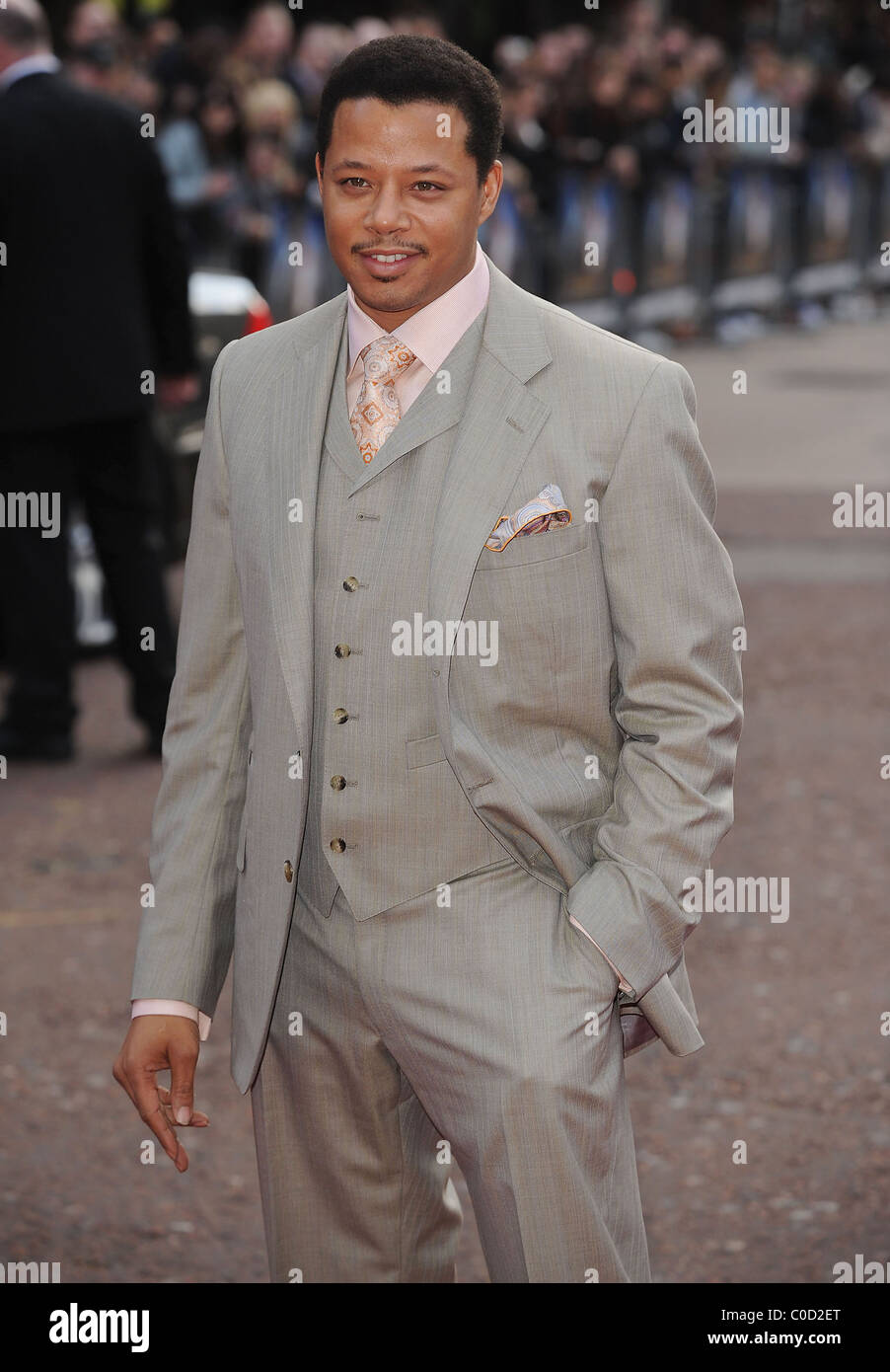 Terrence Howard at the premiere of 'Iron Man' at Odeon,Leicester Square ...