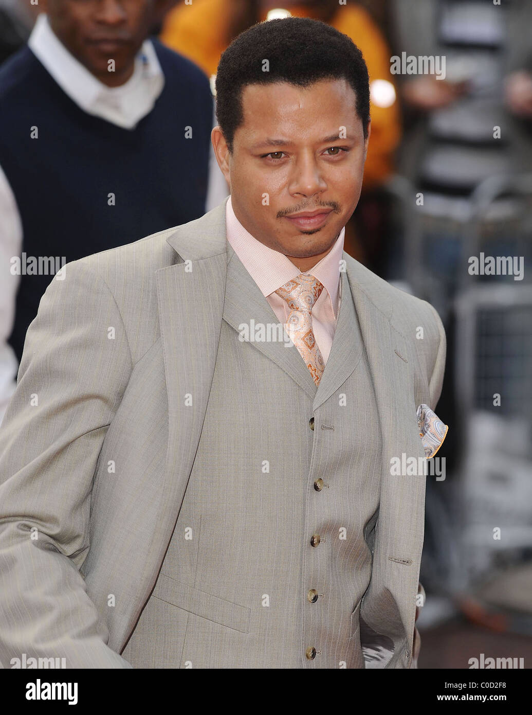 Terrence Howard at the premiere of 'Iron Man' at Odeon, Leicester ...