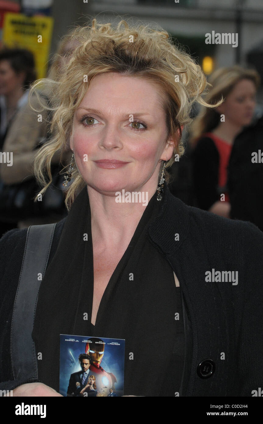 Sharon Small at the UK film premiere of 'Iron Man' - arrivals held at ...