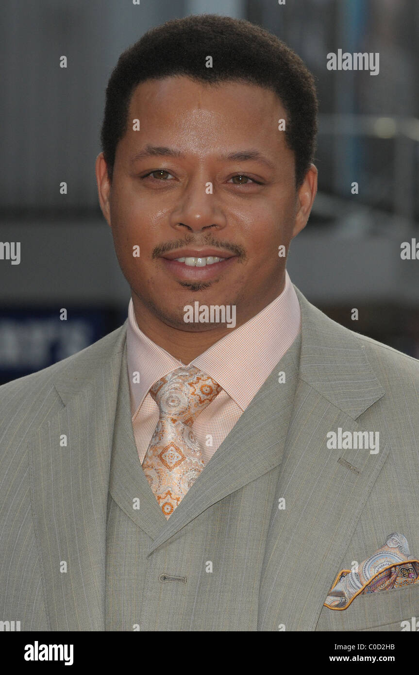 Terrence Howard at the UK film premiere of 'Iron Man' - arrivals held ...