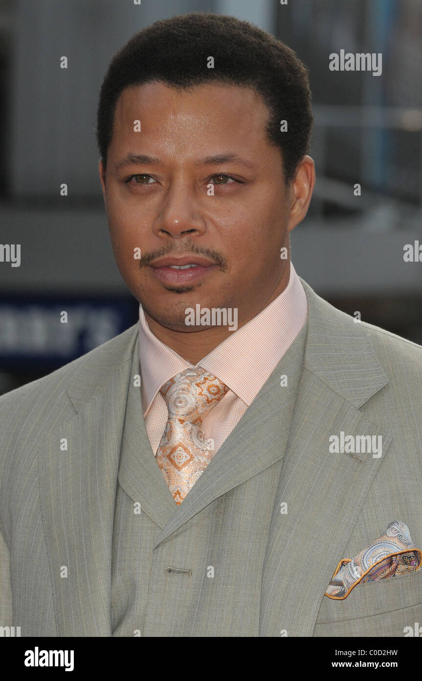 Terrence Howard at the UK film premiere of 'Iron Man' - arrivals held ...