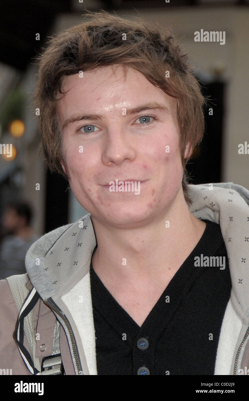 Joe Dempsie at the UK film premiere of 'Iron Man' - arrivals held at ...