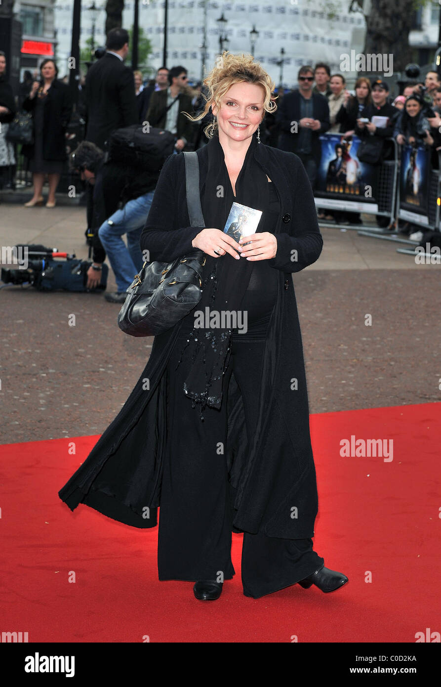 Sharon Small UK film premiere of 'Iron Man' at Odeon Leicester Square ...