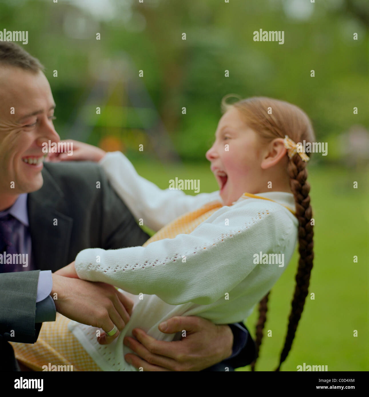 Hair tickling togetherness two hi-res stock photography and images - Alamy