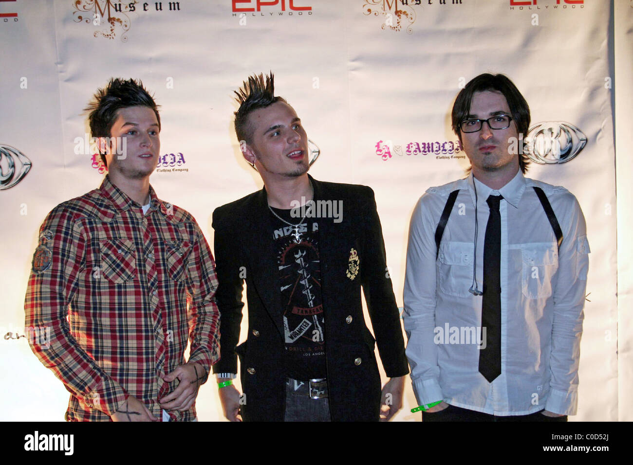 Logan Smith, Greg Nabours and Brandon Smith of The Anix A Gallery show ...