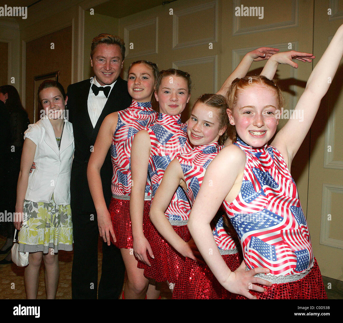 Michael flatley with dancers hi-res stock photography and images - Alamy