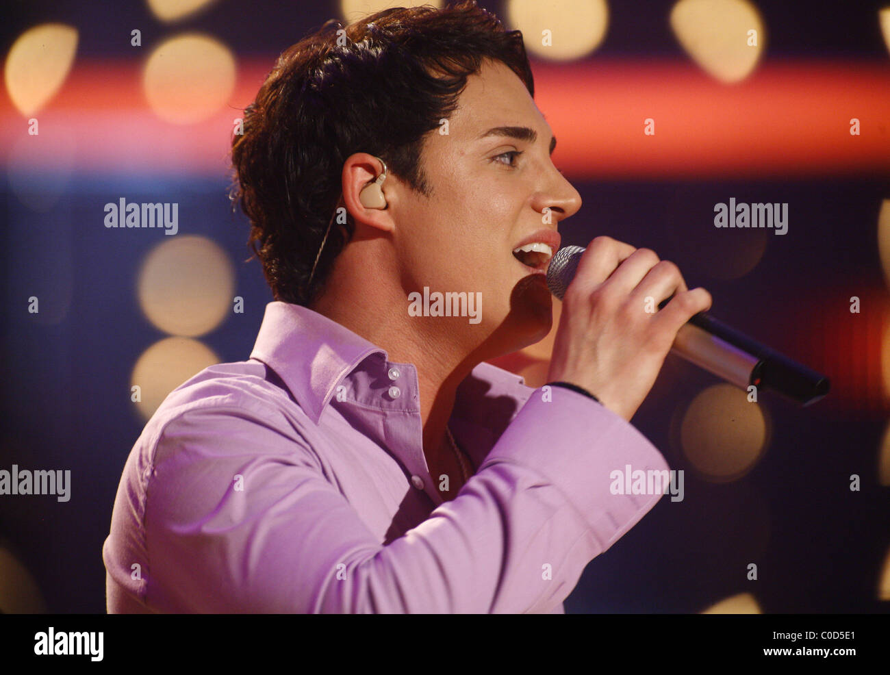 Fady Maalouf at the dress rehearsal for German "Pop Idol" TV show ...