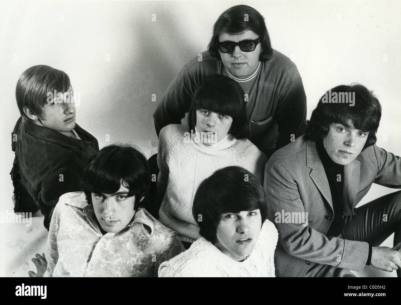 TONY RIVERS AND THE CASTAWAYS Promotional photo of 60s UK pop group ...