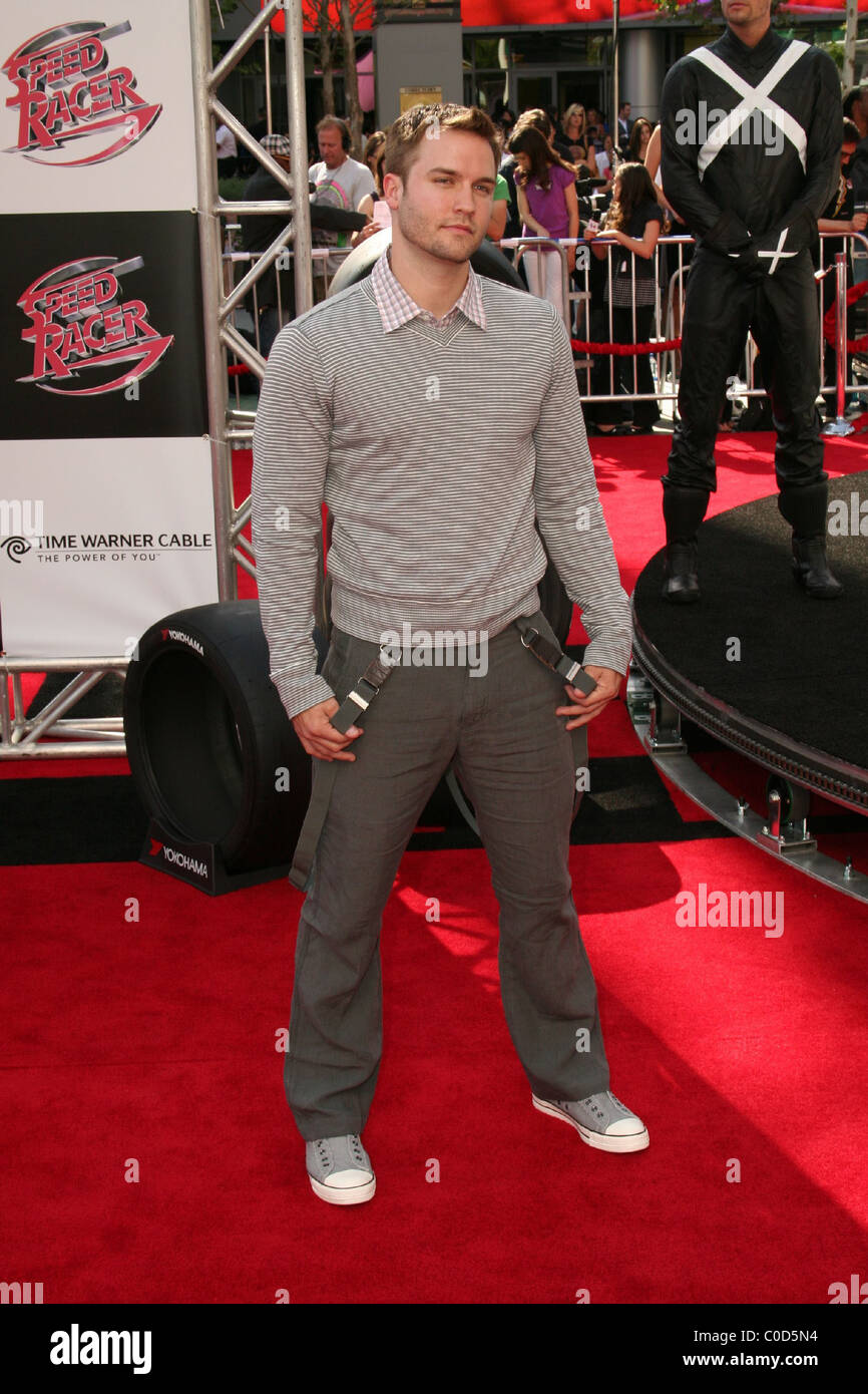 Scott Porter 'Speed Racer' premiere held at the Nokia Theater ...