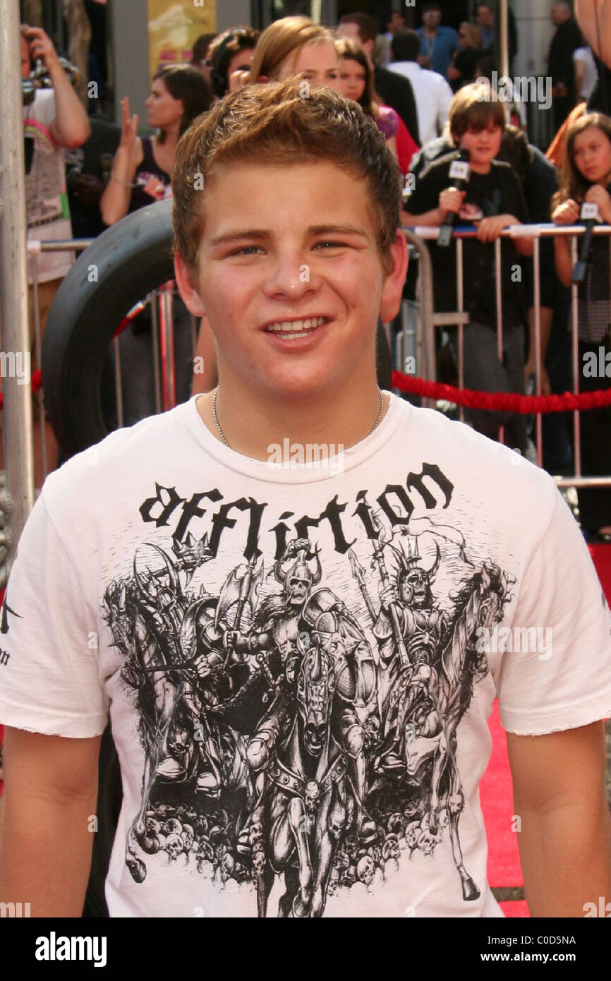 Jonathan Lipnicki 'Speed Racer' premiere held at the Nokia Theater ...