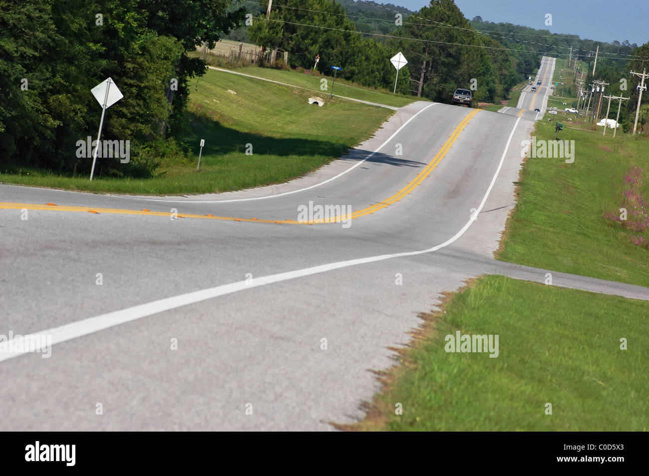 rural highway in North Florida Stock Photo - Alamy