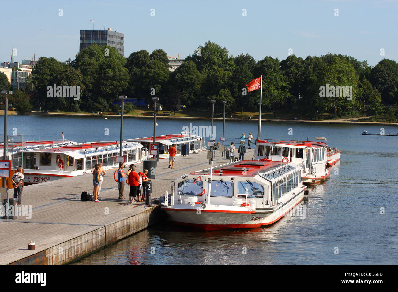 Alster Lake, Hamburg, Germany Stock Photo - Alamy
