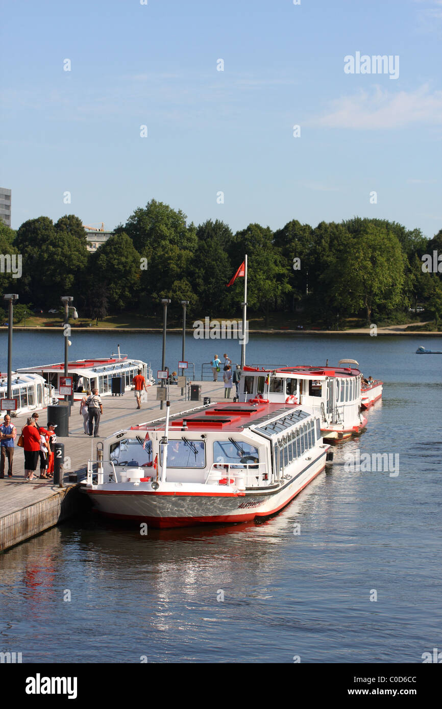 Alster Lake, Hamburg, Germany Stock Photo - Alamy