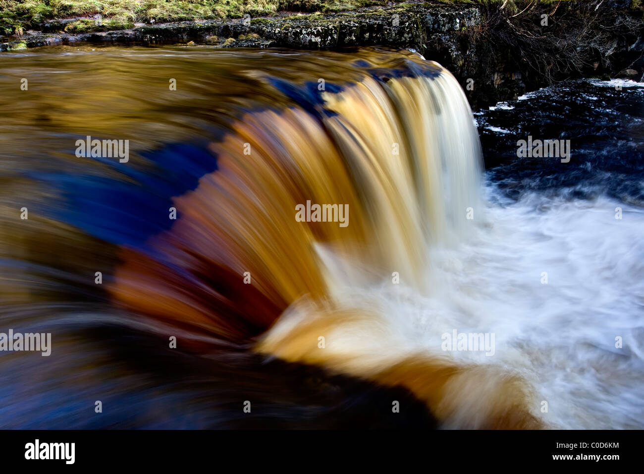 Kisdon Force, Keld, Swaledale, Yorkshire Dales, England Stock Photo - Alamy