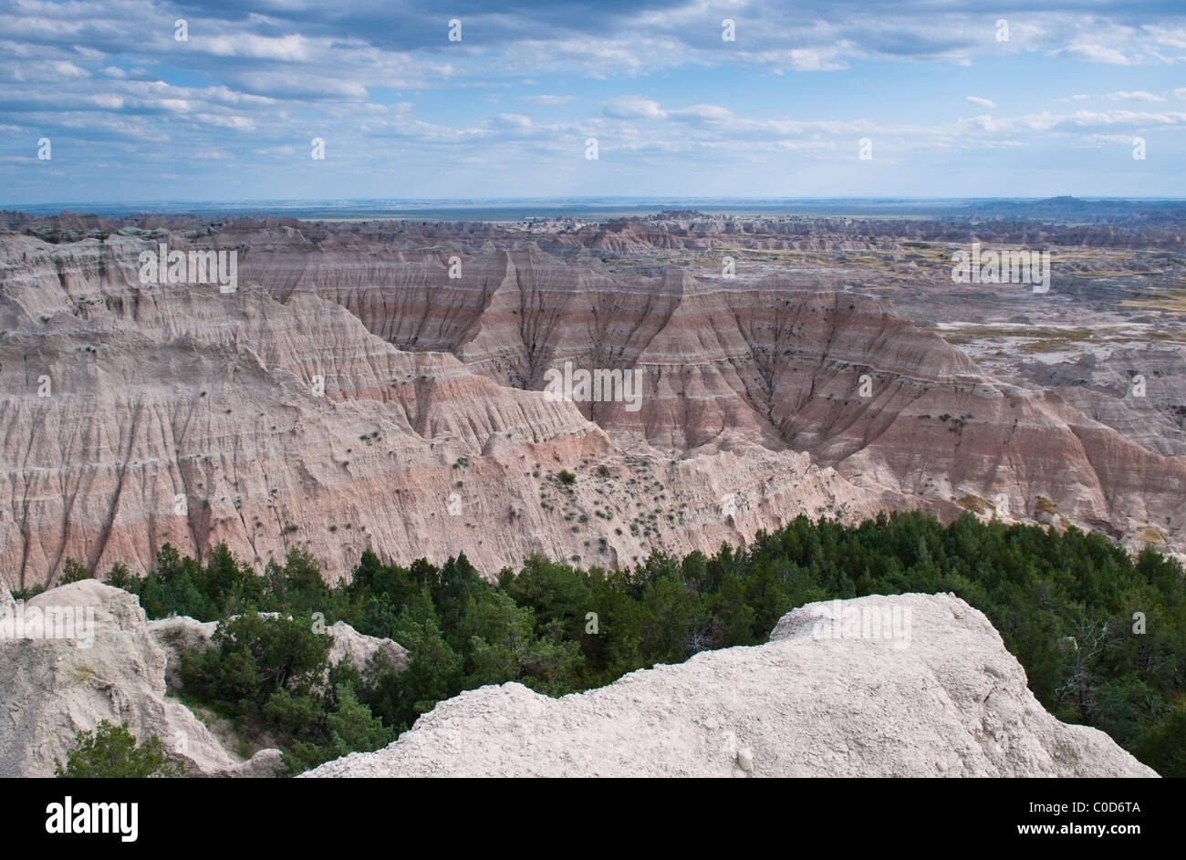 The Badlands National park in South Dakota Stock Photo - Alamy