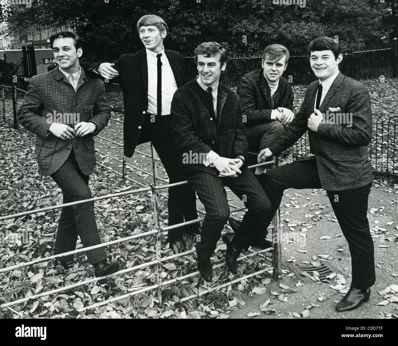 ROCKIN' BERRIES UK pop group in Hyde Park, London, in October 1964 ...