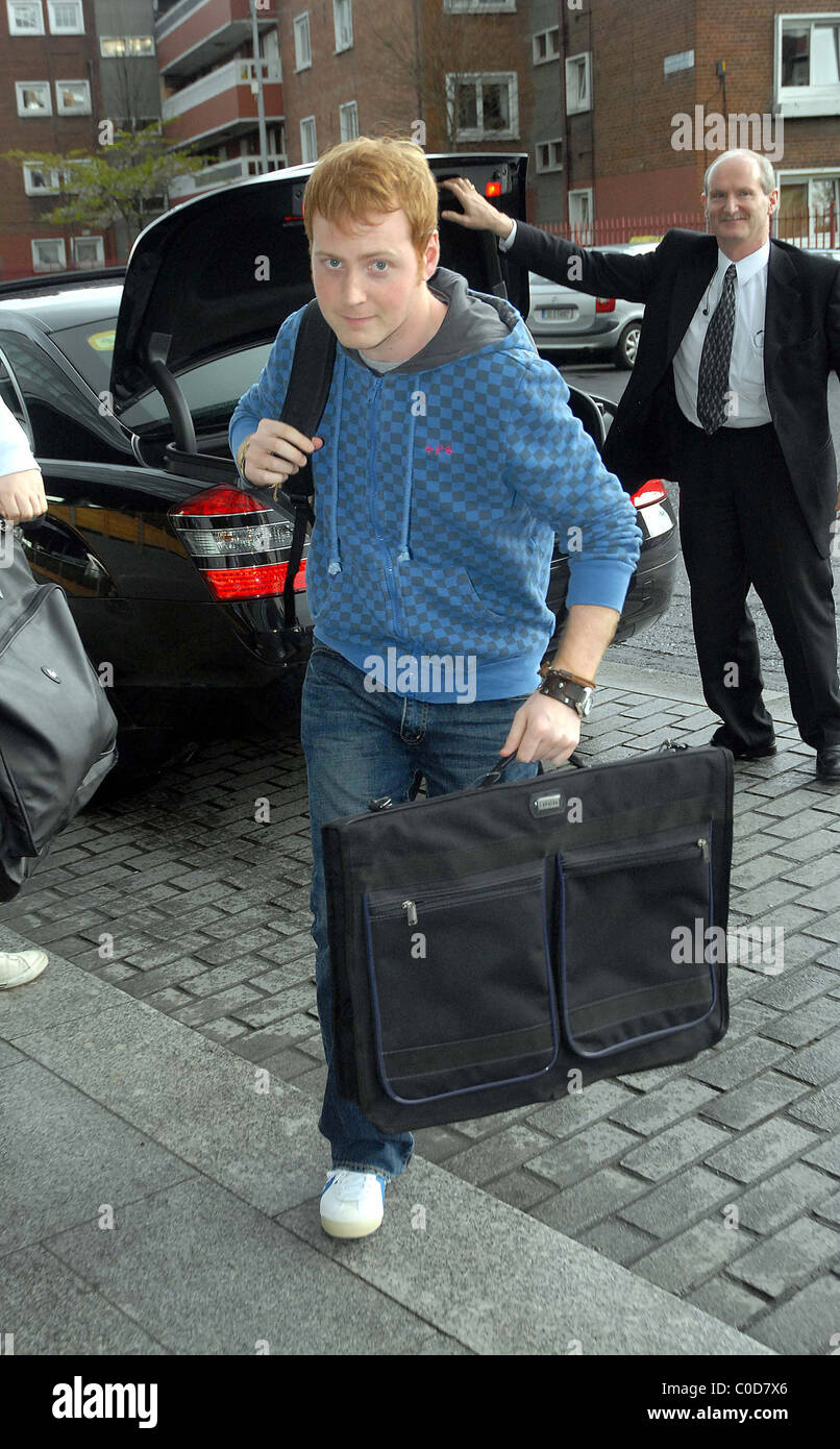 Charlie Clement British soap stars arrive at their hotel ahead of the ...