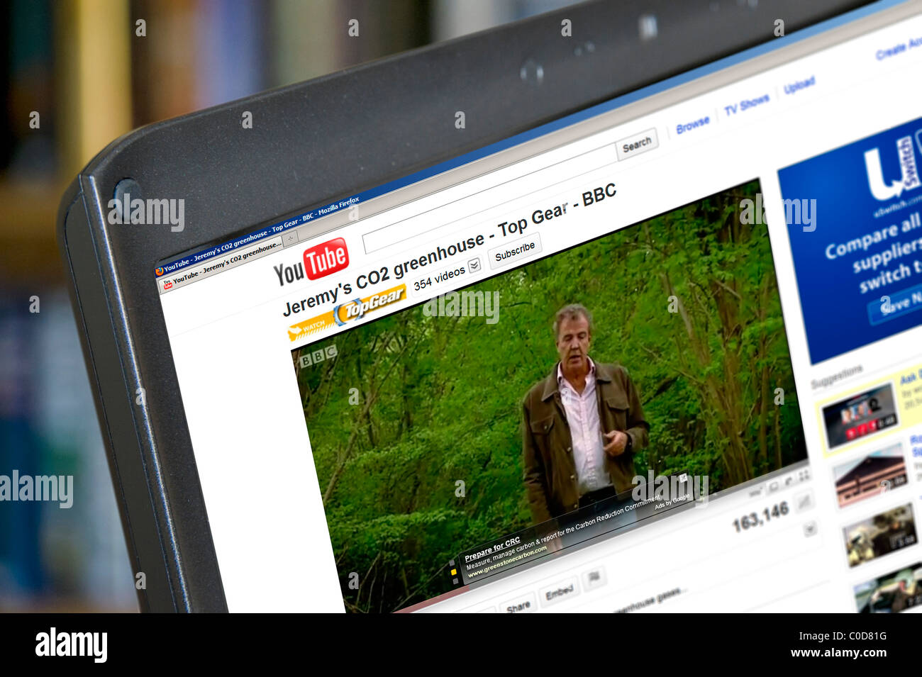 Watching youtube hi-res stock photography and images - Alamy