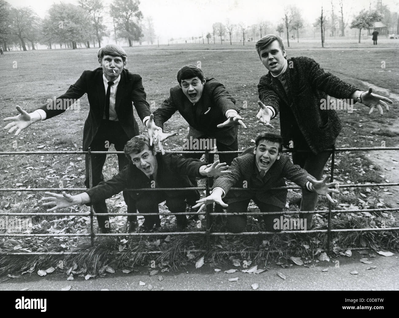 ROCKIN' BERRIES UK pop group in Hyde Park, London, in October 1964 ...