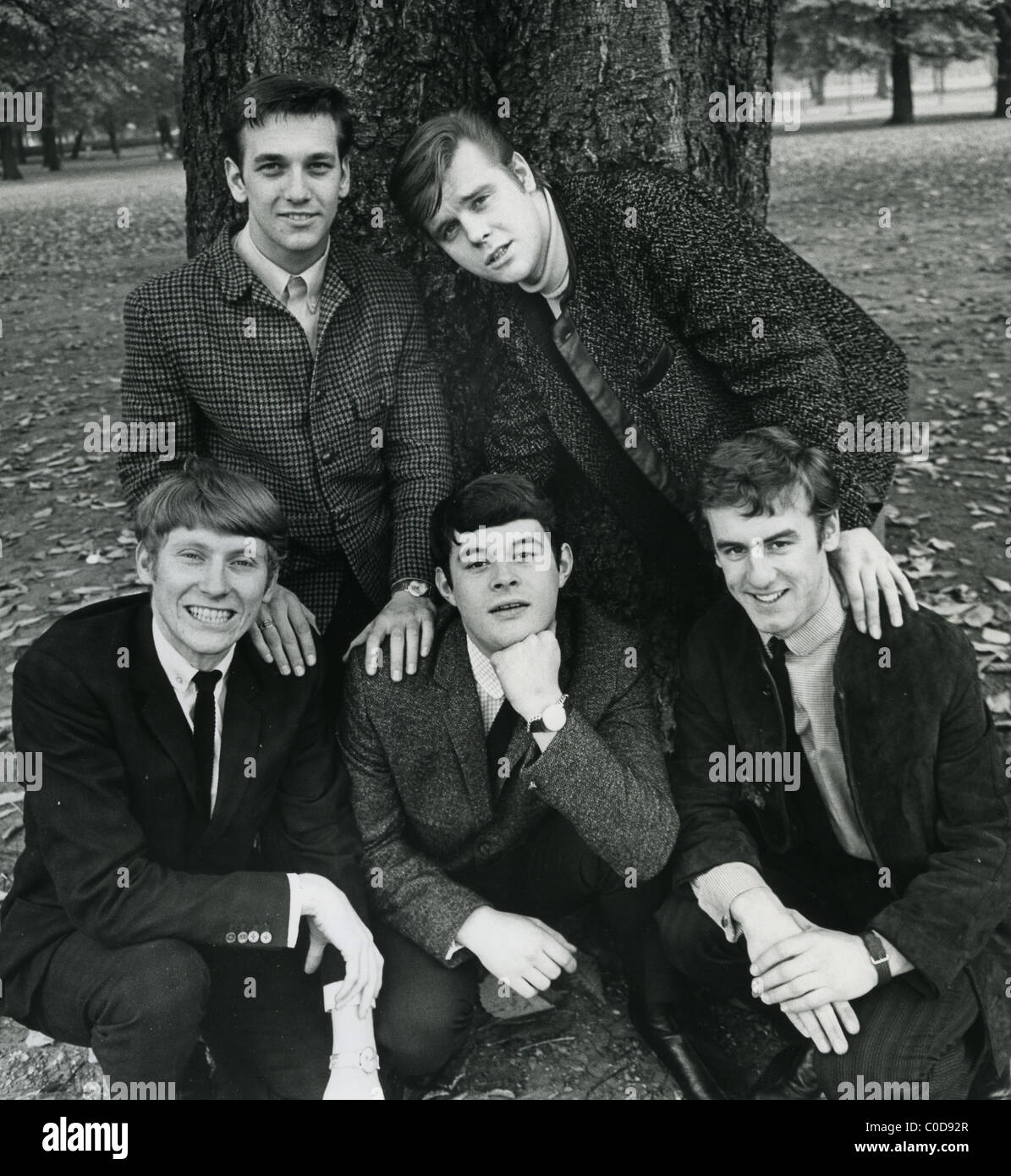 ROCKIN' BERRIES UK pop group in Hyde Park, London, in October 1964 ...