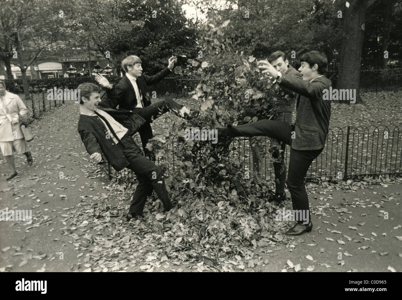 ROCKIN' BERRIES UK pop group in Hyde Park, London, in October 1964 ...