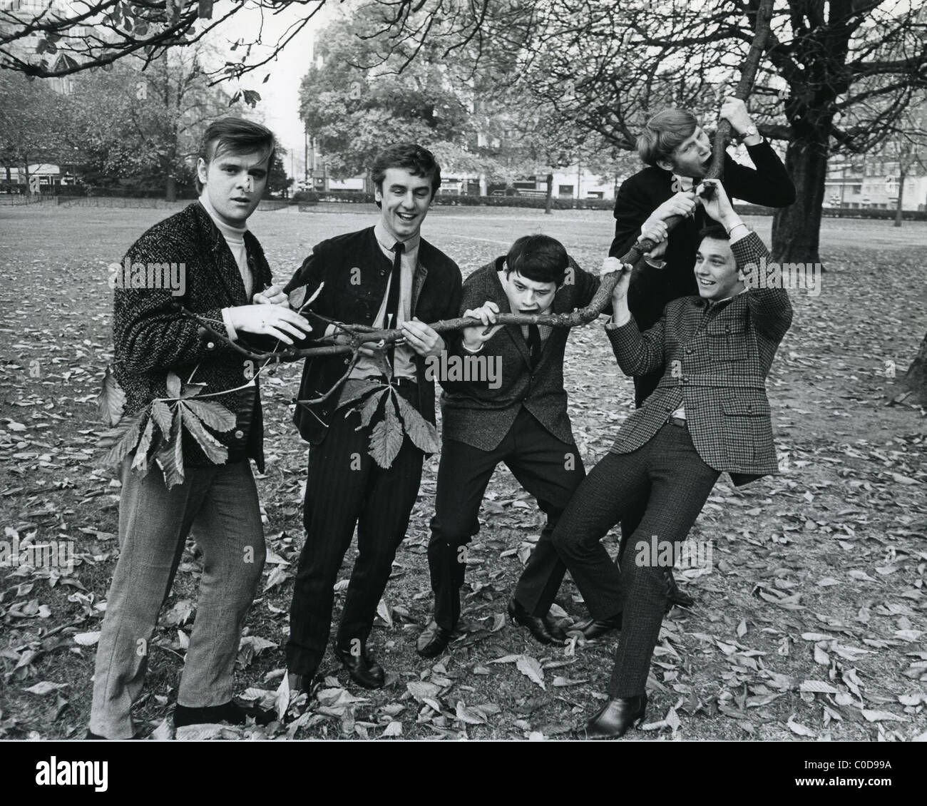 ROCKIN' BERRIES UK pop group in Hyde Park, London, in October 1964 ...