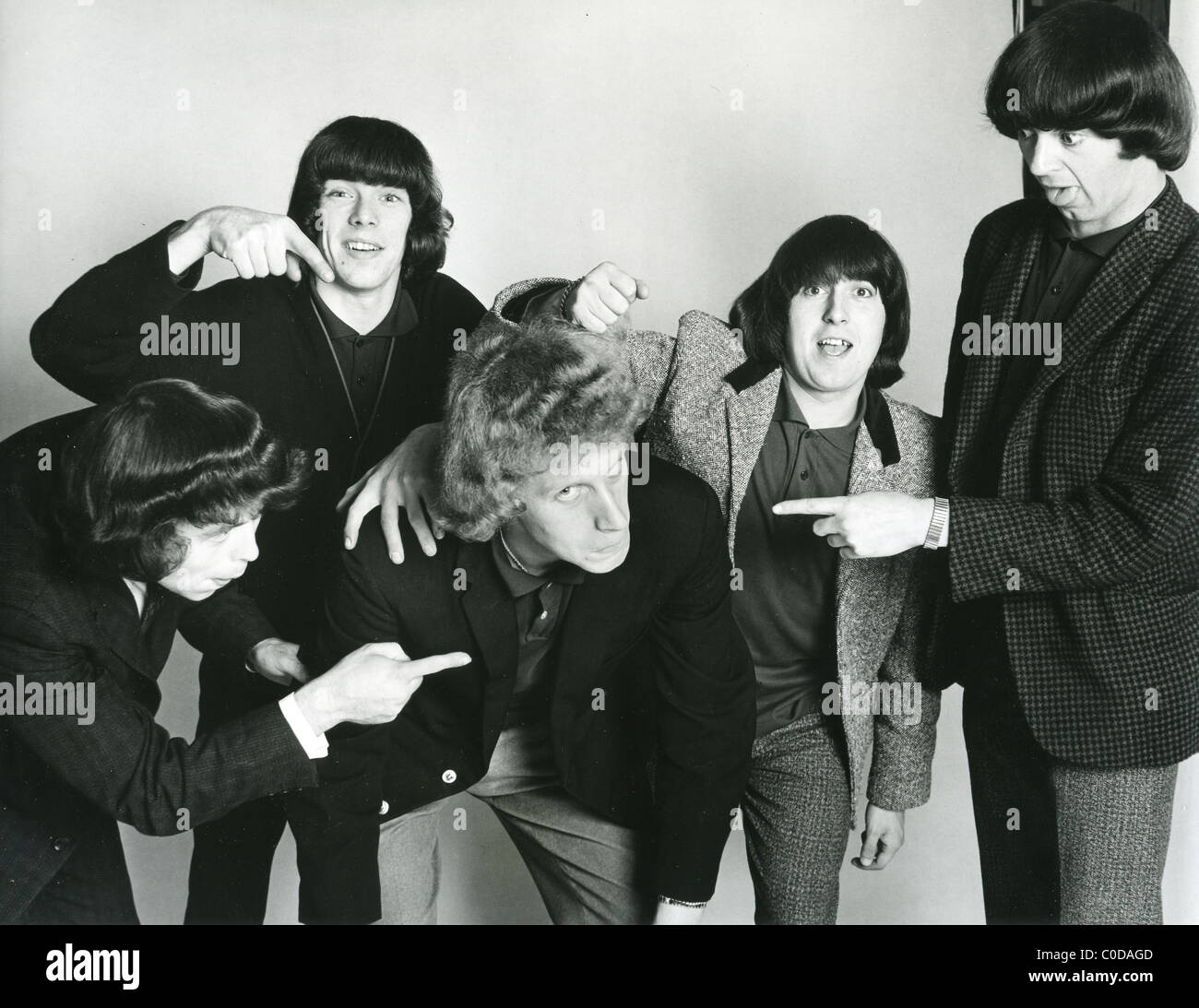 ROCKIN' VICKERS UK pop group in October 1964. Photo Tony Gale Stock ...