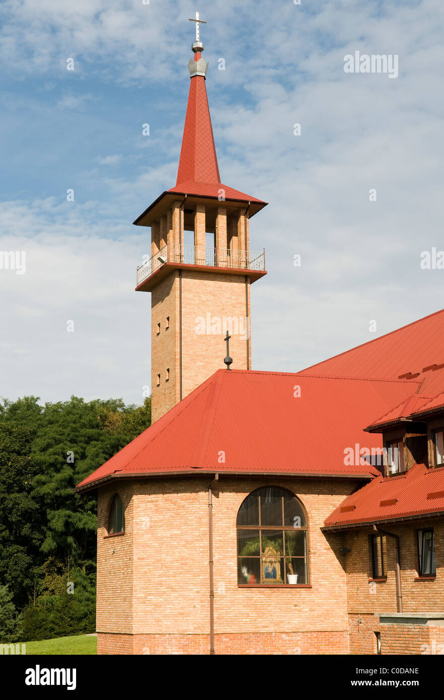Sacred Heart Church in Bodaczow, Lublin Voivodeship, Poland Stock Photo ...