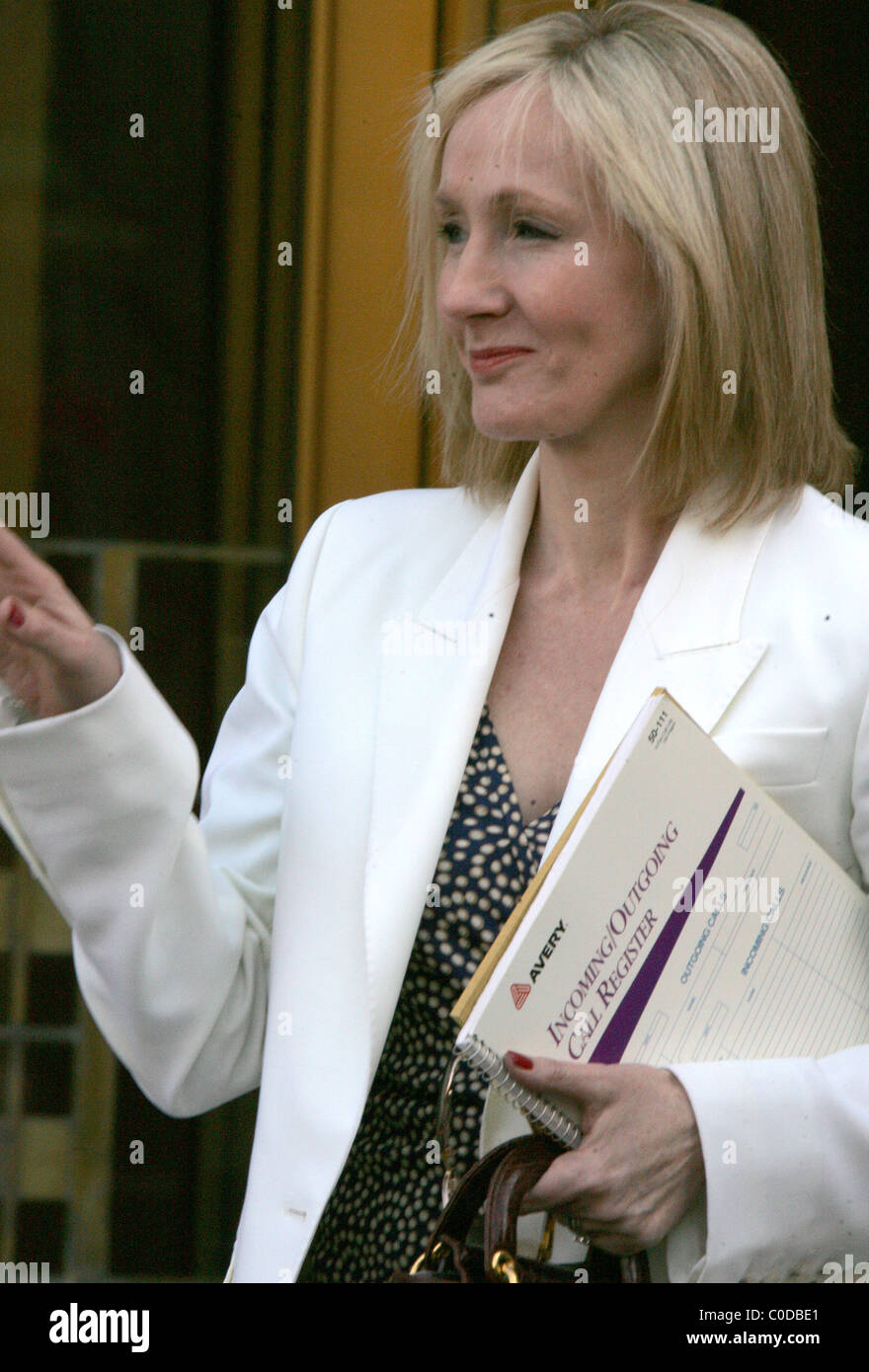 J.K. Rowling author of the 'Harry Potter' books, leaves the U.S ...