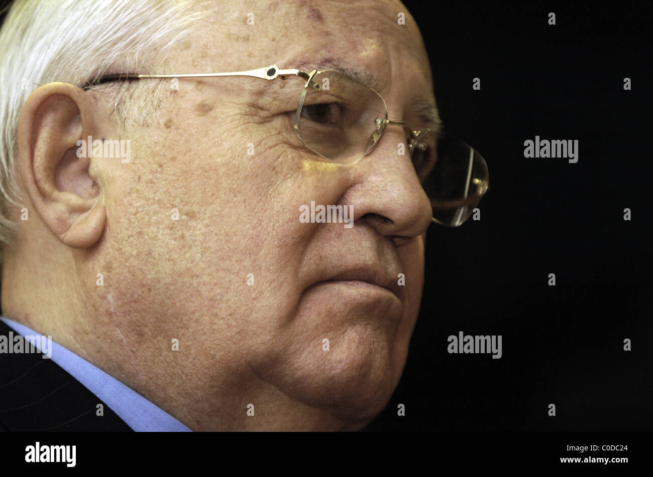 Former Soviet leader and Nobel Peace Prize recipient, Mikhail Gorbachev ...