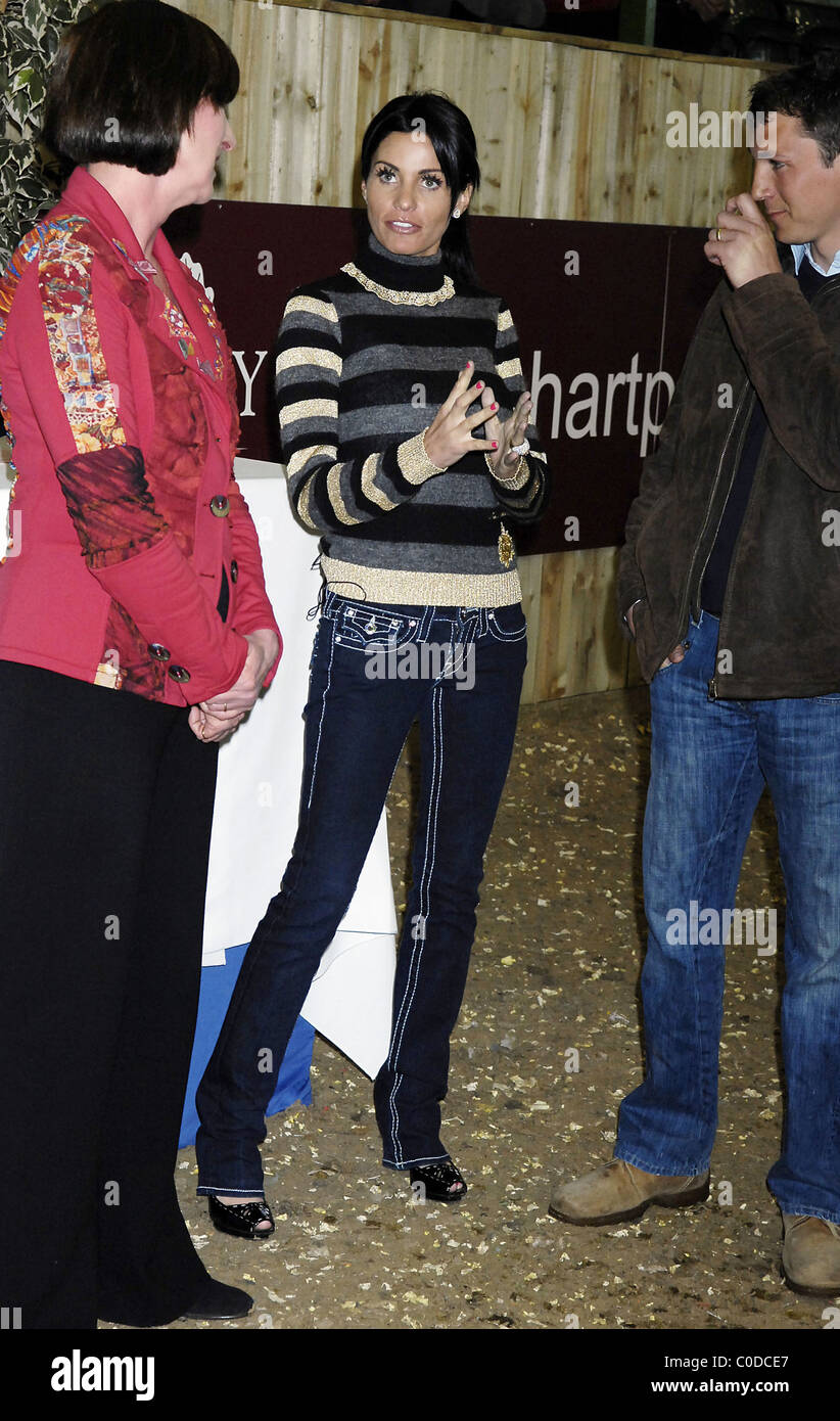Katie Price Attends a horse show at the Hartpury Arena Cheltenham ...