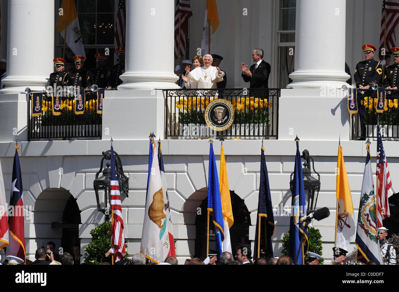 President bush pope benedict hi-res stock photography and images - Alamy