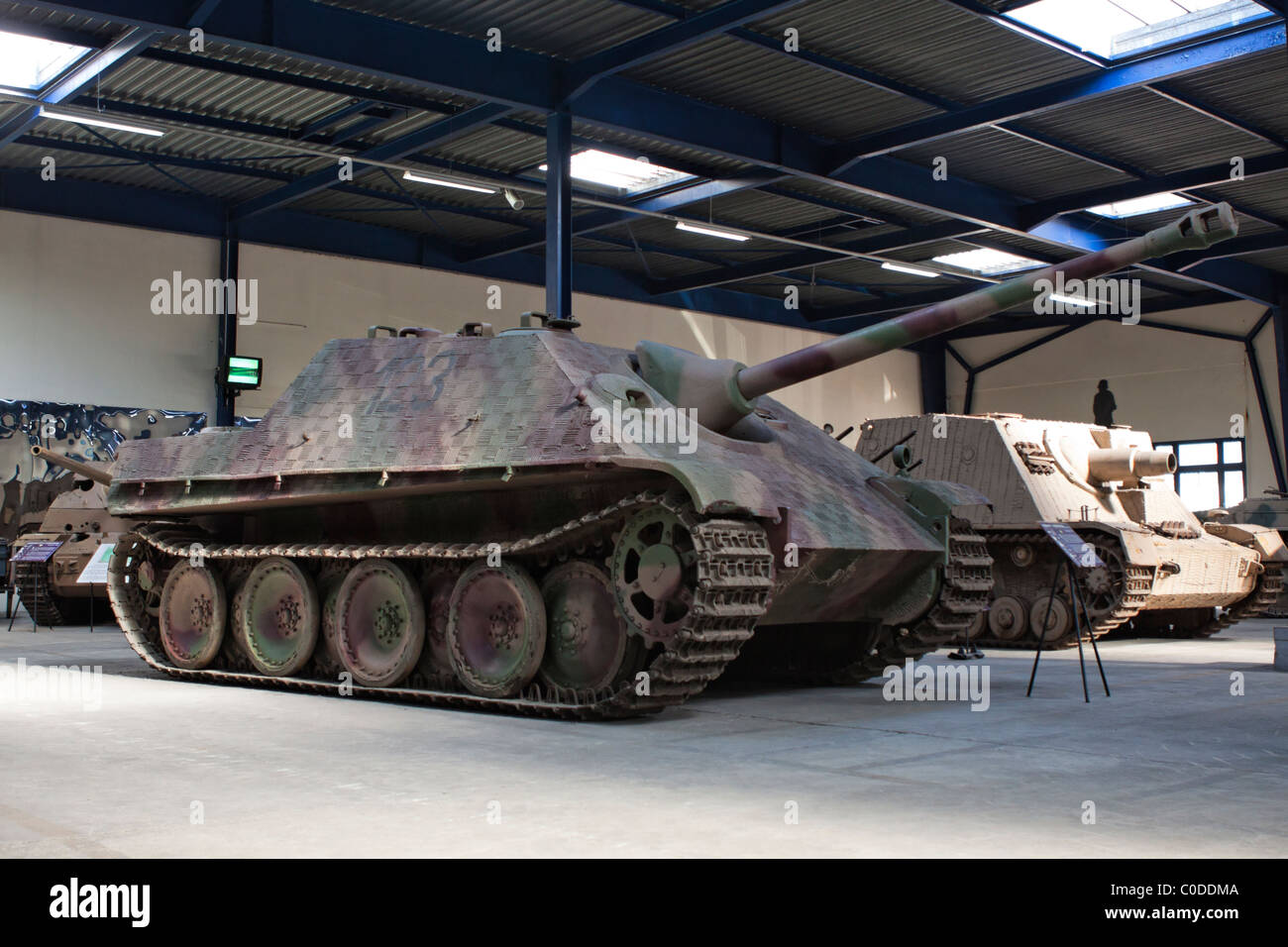German Jagdpanther, a heavy tank destroyer bearing an 88 mm anti tank ...