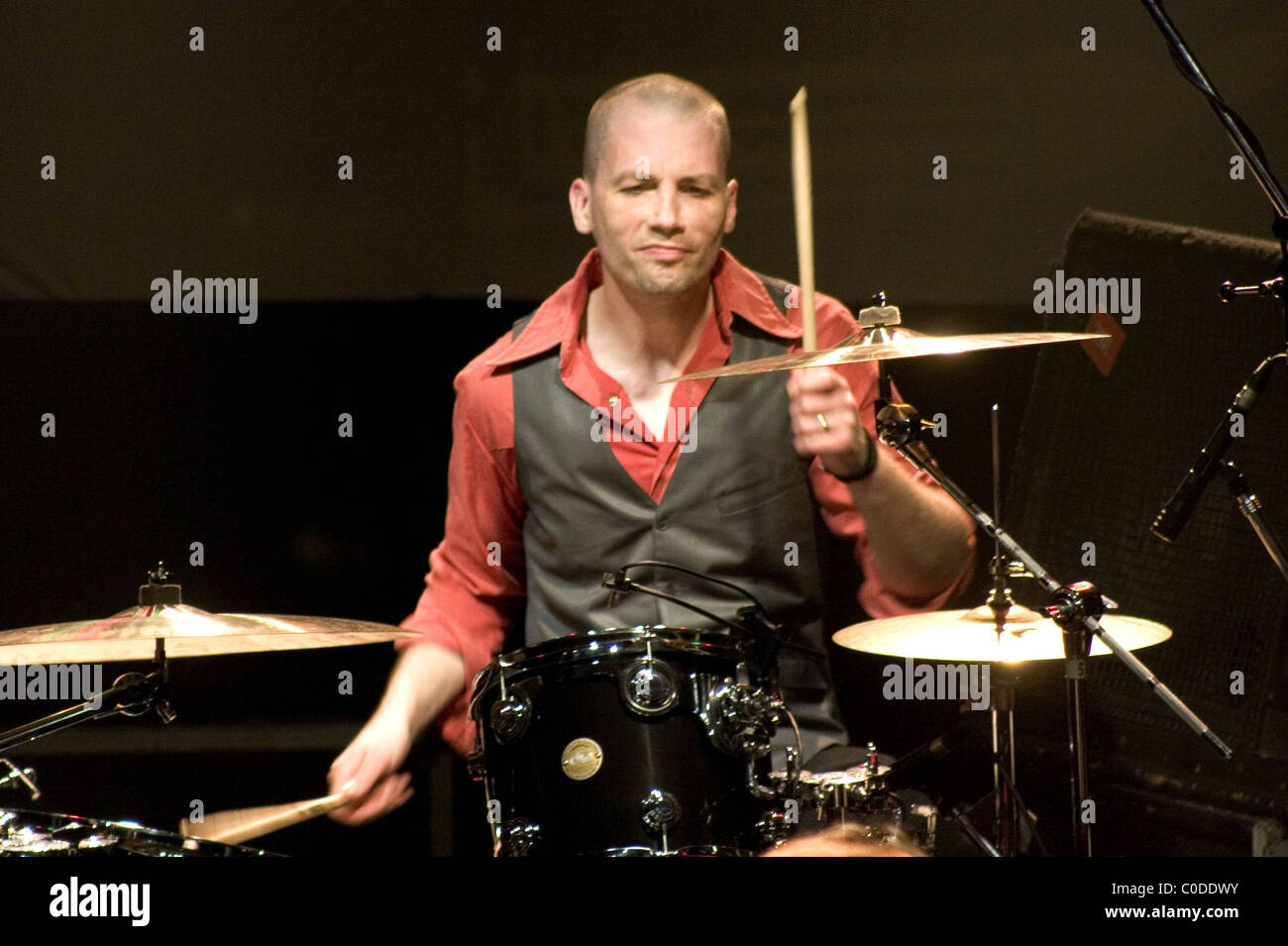 Brian Delaney The New York Dolls performing in concert at El Teatro ...