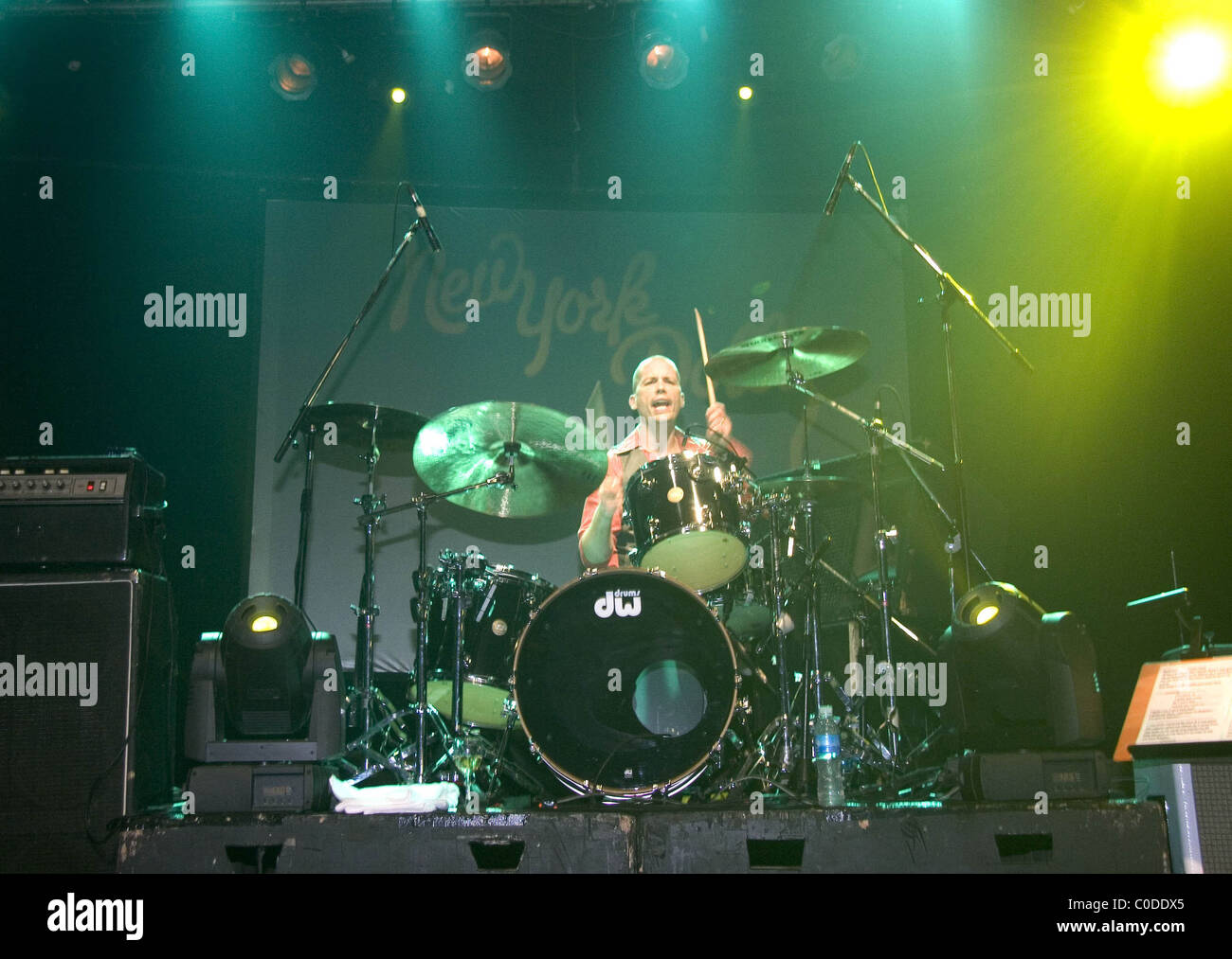 Brian Delaney The New York Dolls performing in concert at El Teatro ...