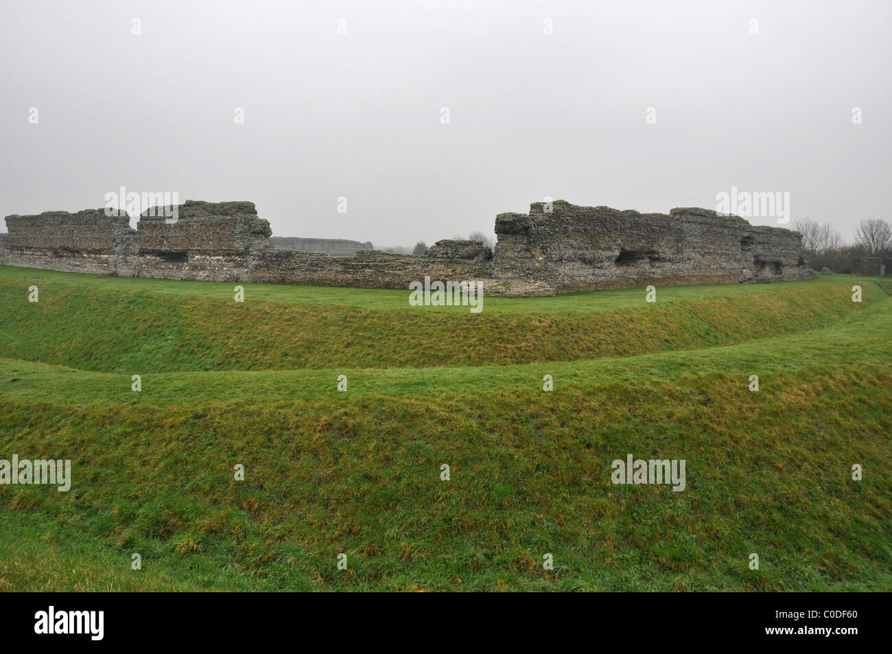Roman fort richborough Kent england UK the place were the romans first ...