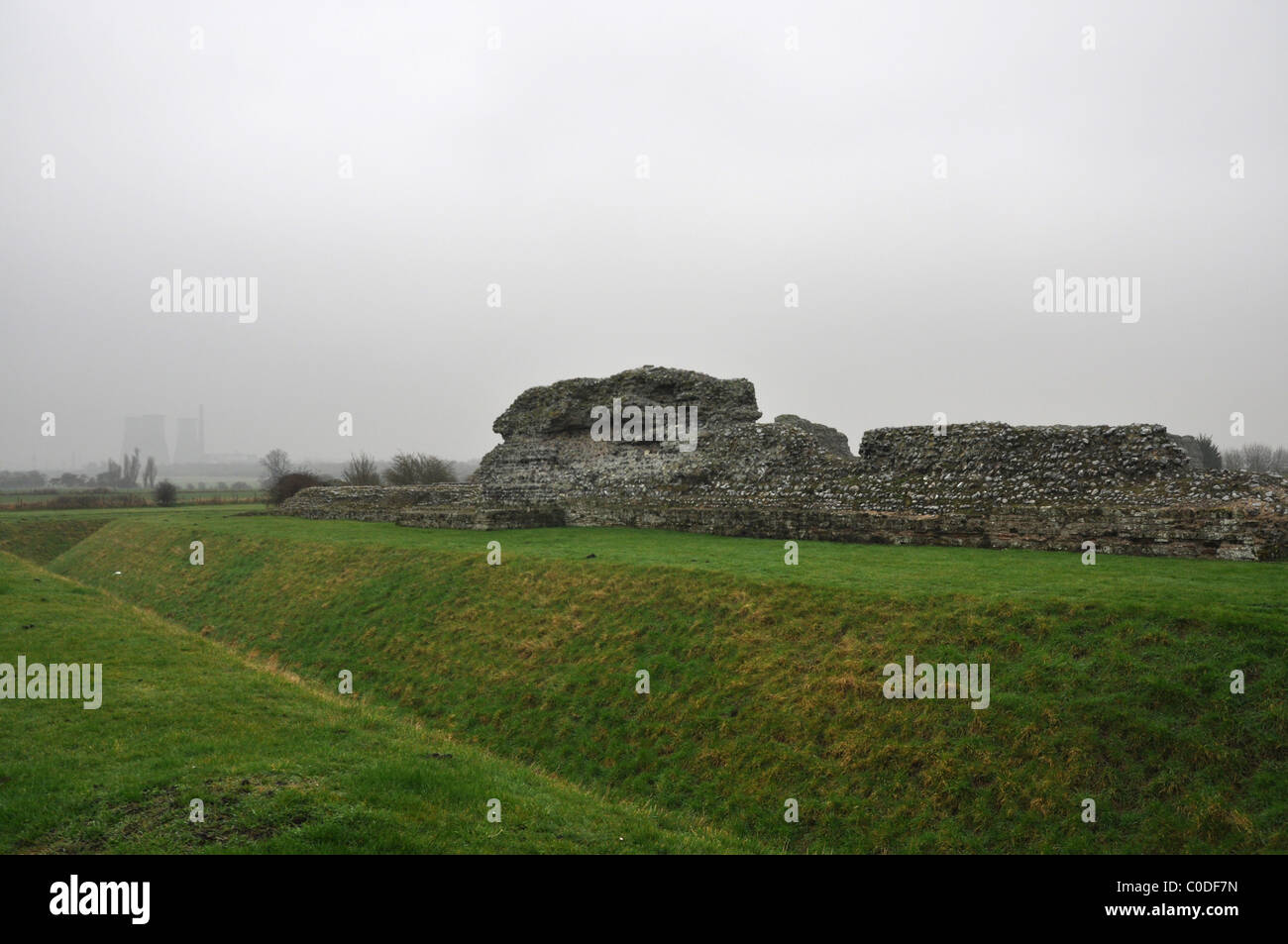 Roman fort richborough Kent england UK the place were the romans first ...