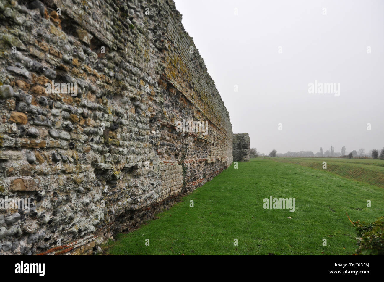 Roman fort richborough Kent england UK the place were the romans first ...
