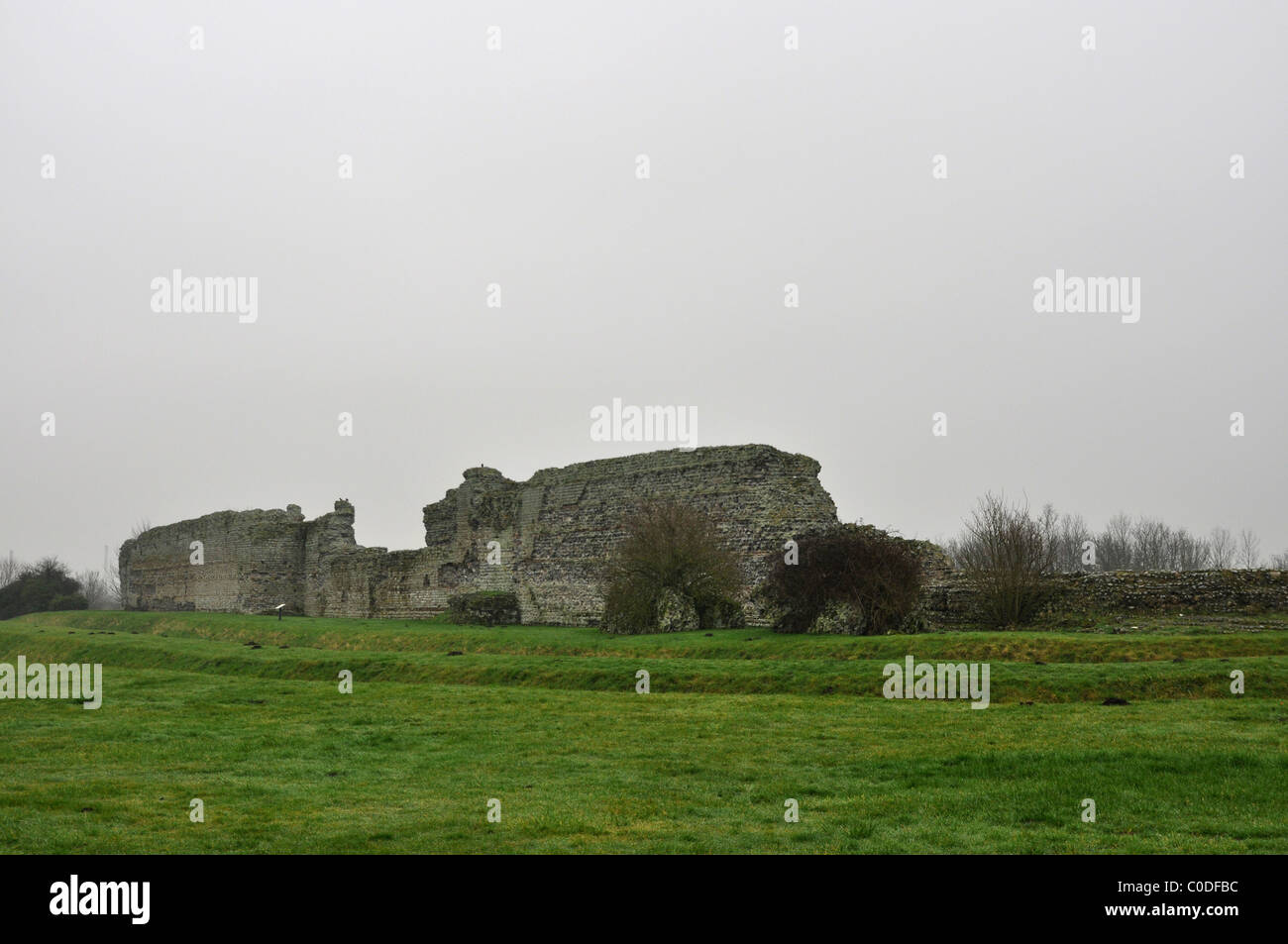 Roman fort richborough Kent england UK the place were the romans first ...