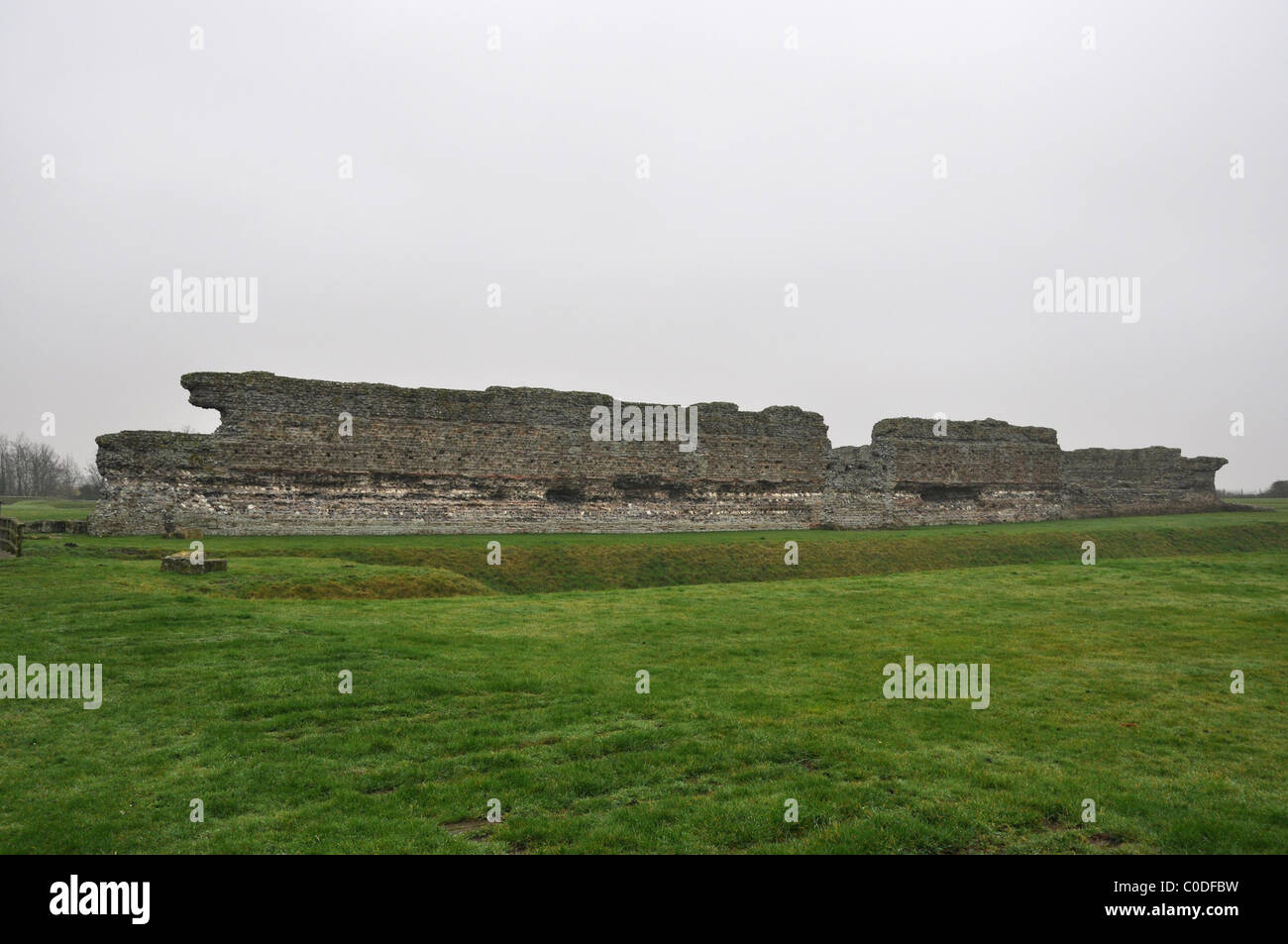Roman fort richborough Kent england UK the place were the romans first ...