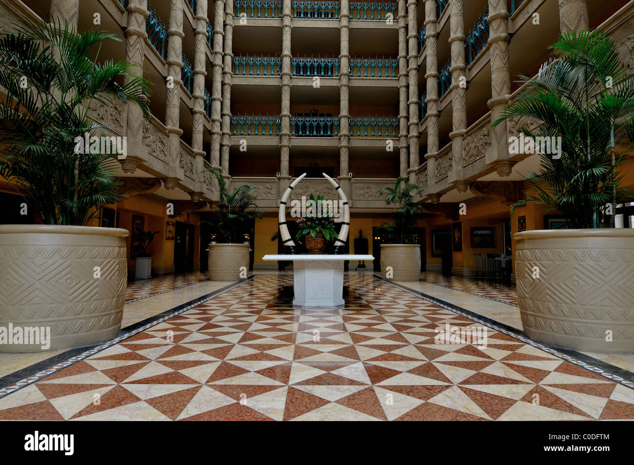 South Africa,Sun City,holiday resort interior Stock Photo - Alamy