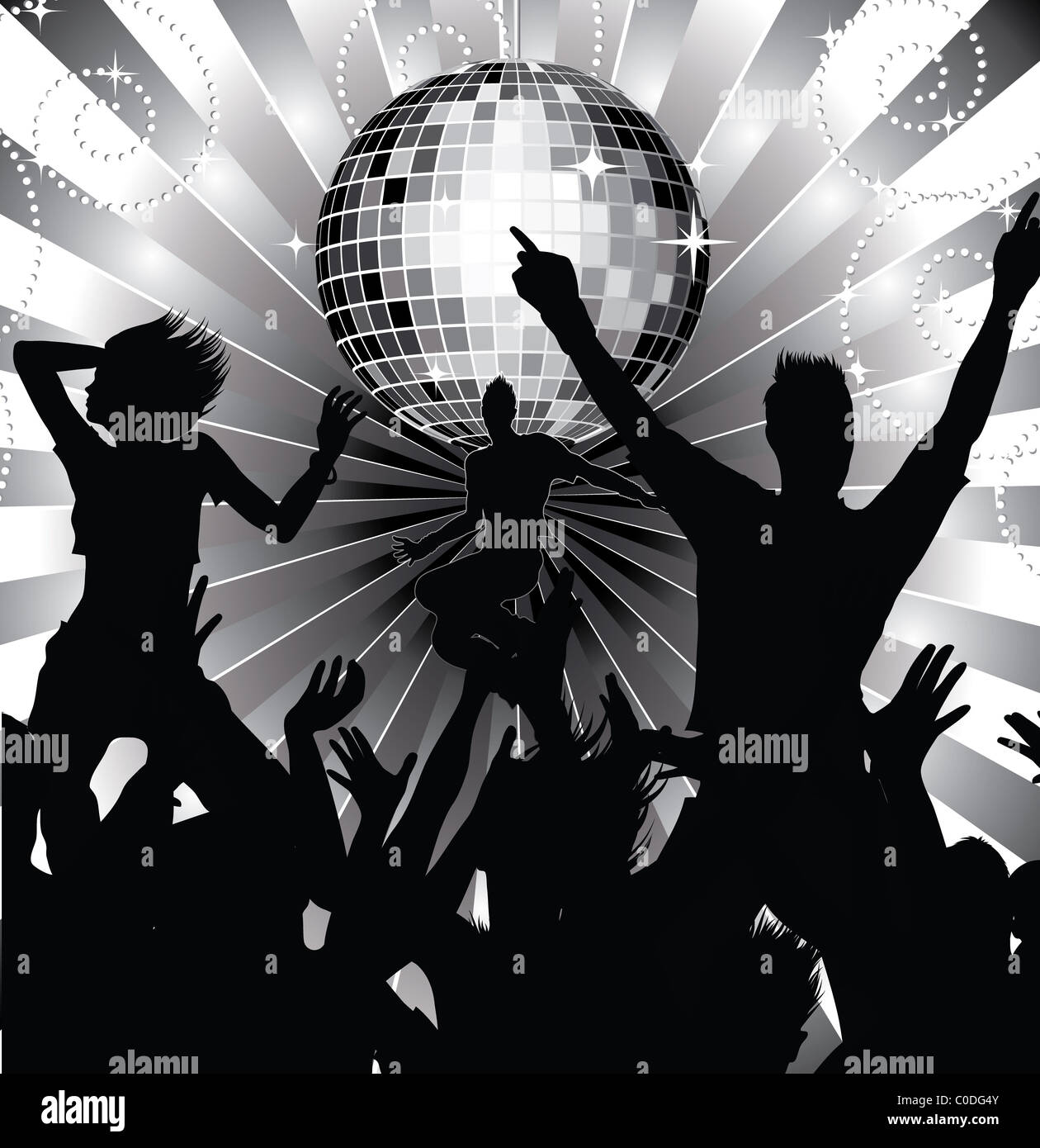 Young people dancing at the disco Stock Photo - Alamy
