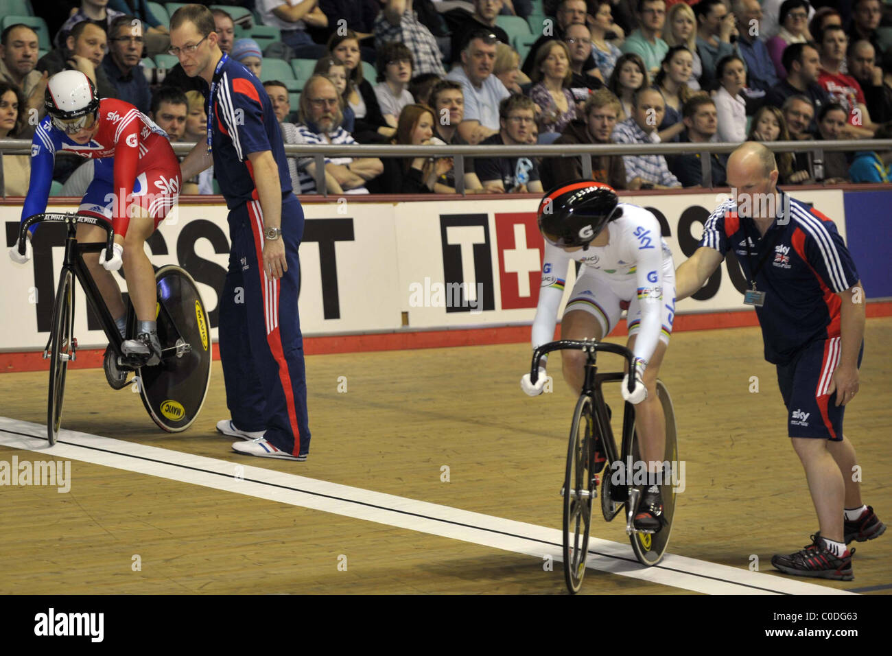 Uci track cycling world cup manchester velodrome hi-res stock photography and images - Alamy