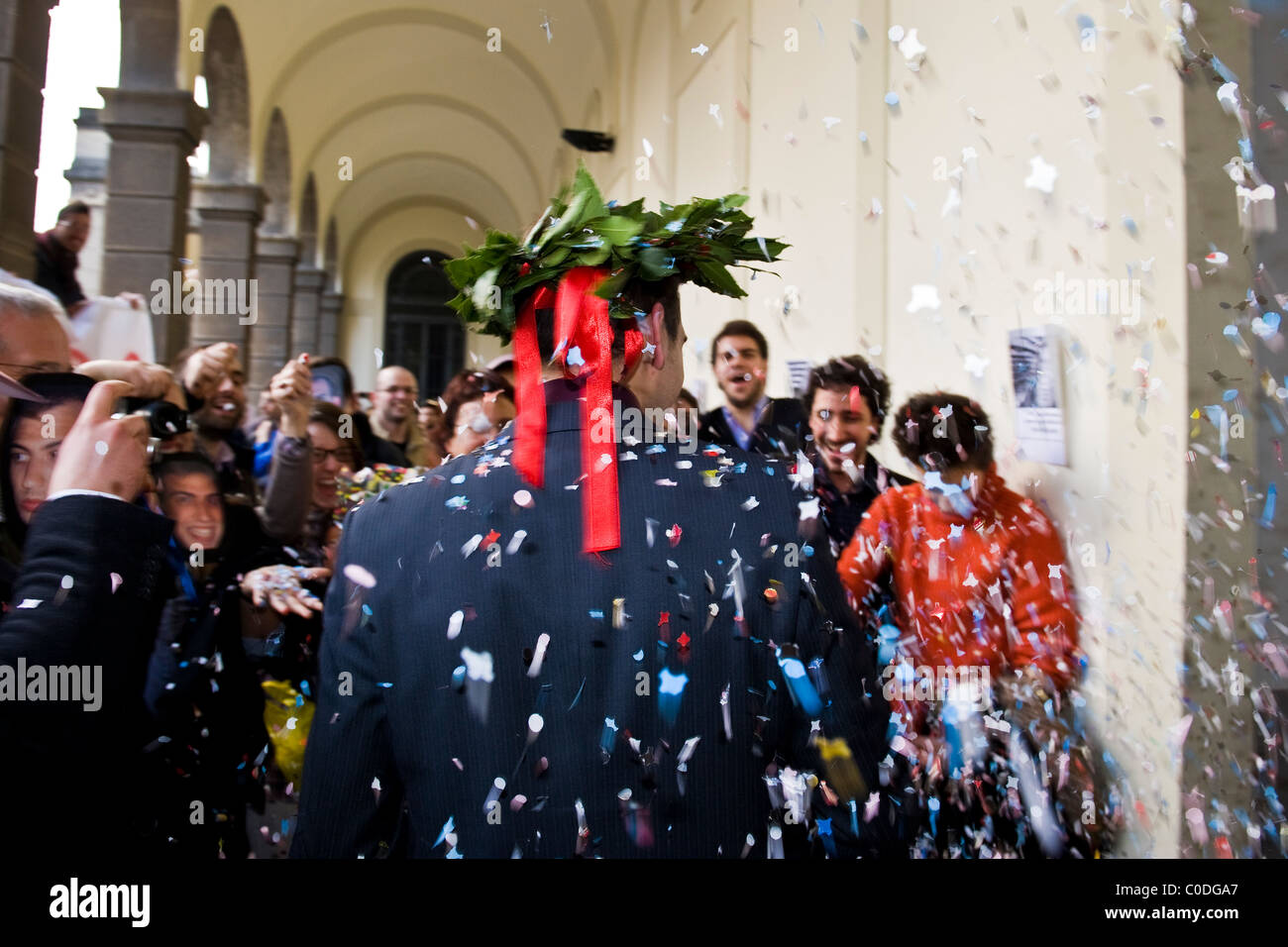 21.02.2011, Milan, Graduation parties of the first academic session of ...