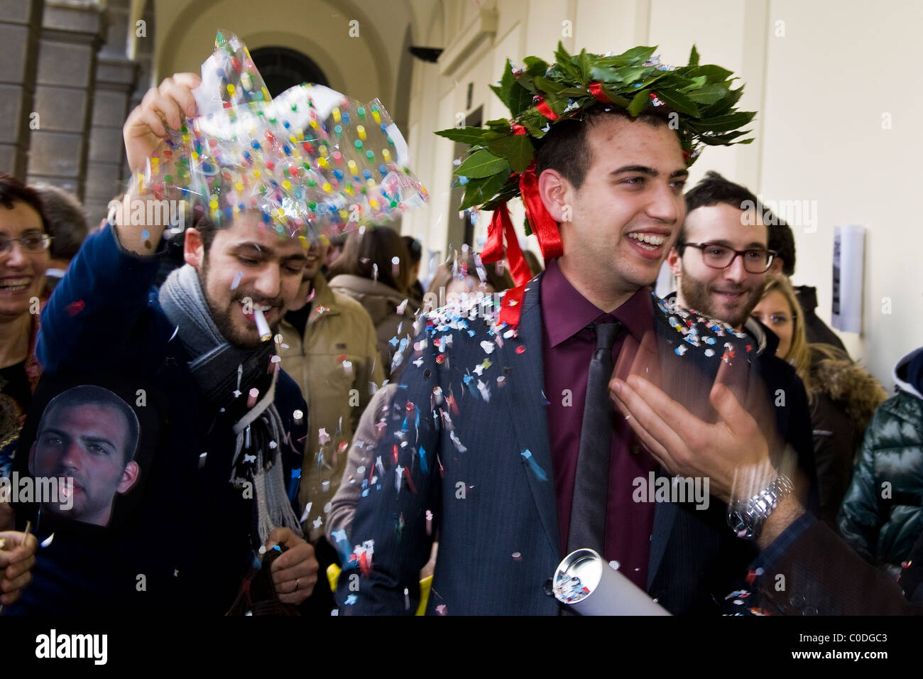 21.02.2011, Milan, Graduation parties of the first academic session of ...