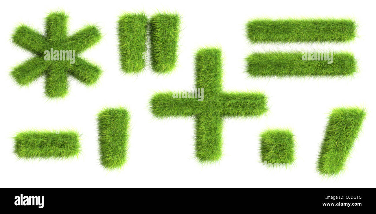 Math Symbols Cut Out Stock Images And Pictures Alamy