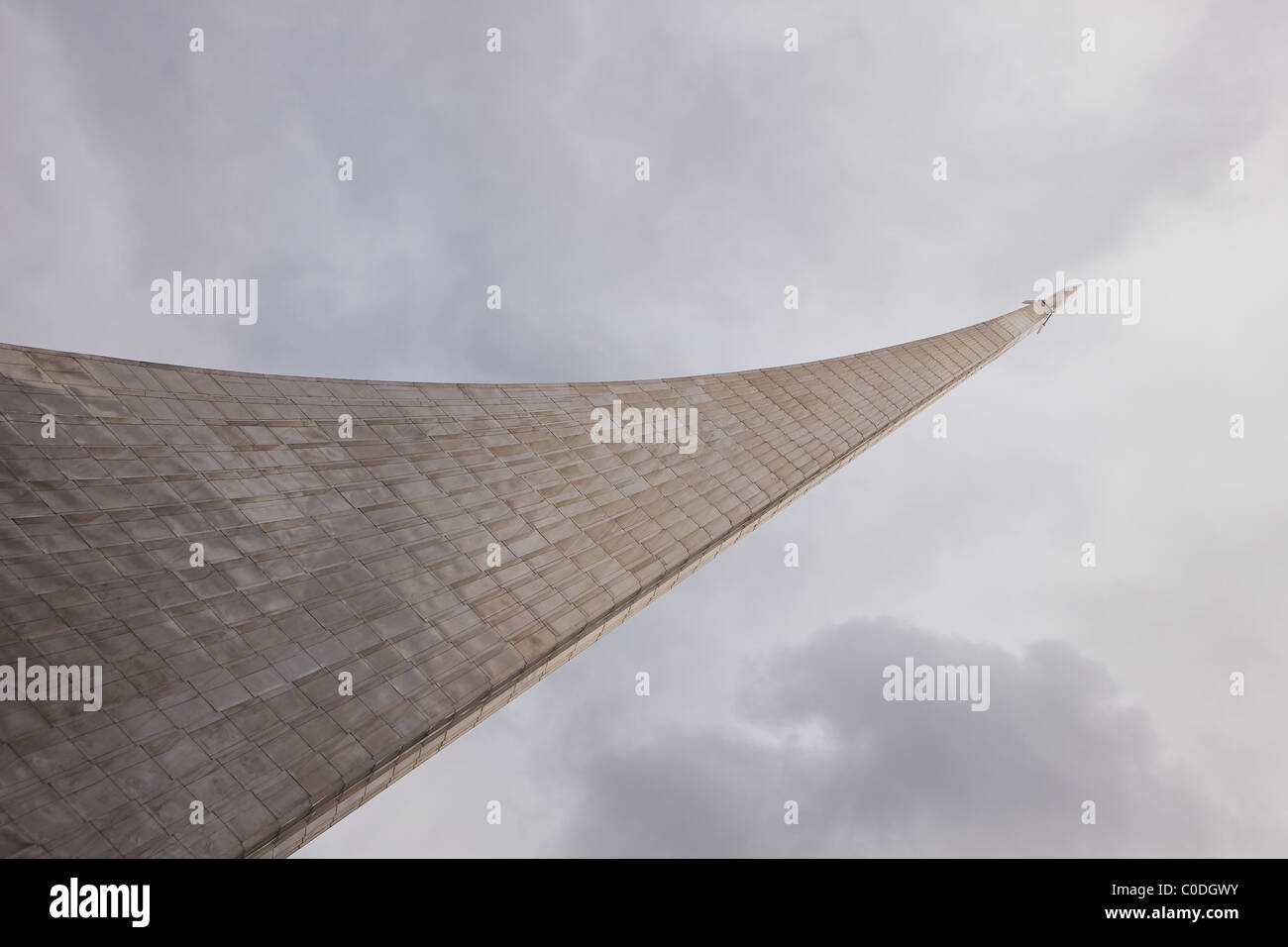 The Space Obelisk monument, Moscow, Russia Stock Photo - Alamy