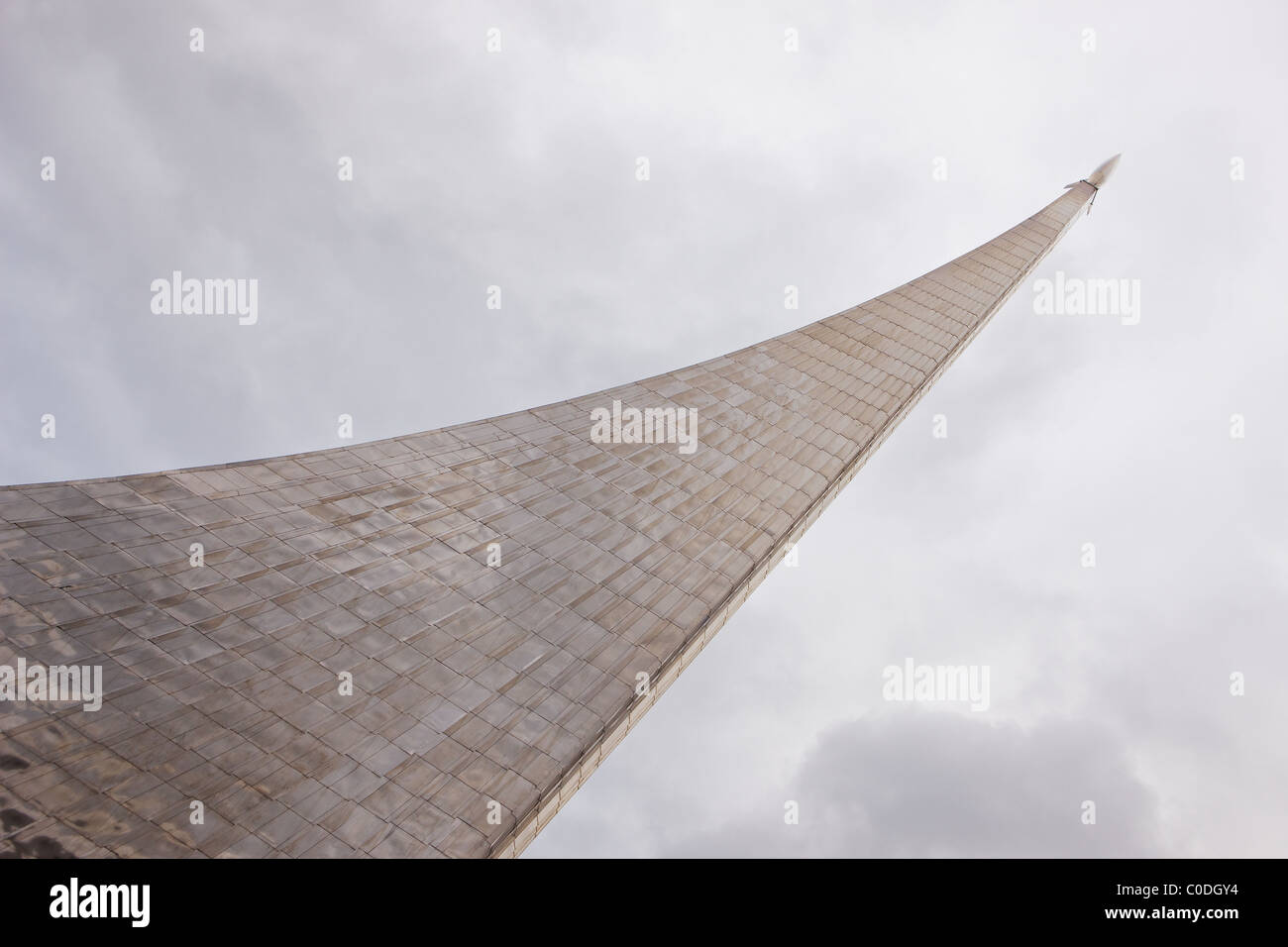 The Space Obelisk monument, Moscow, Russia Stock Photo - Alamy