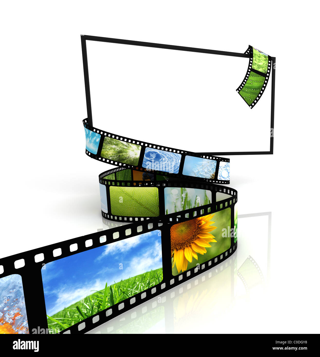 Blank tv hi-res stock photography and images - Alamy